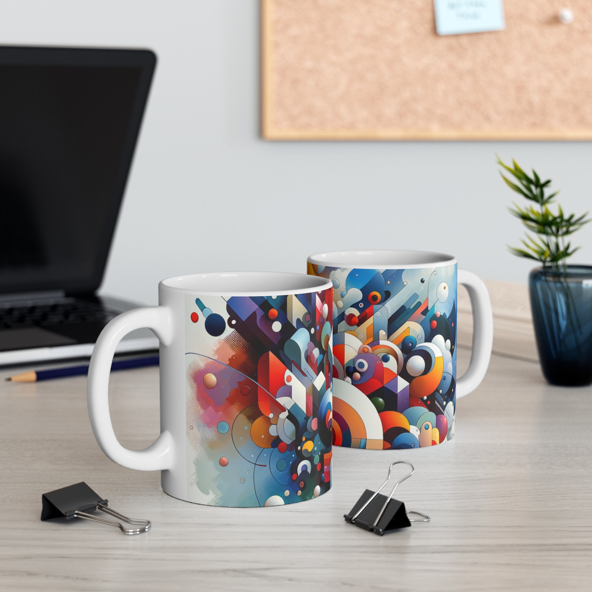 Cubism Abstract Coffee Mug, Abstract Surrealism, Beautifully Abstract ...