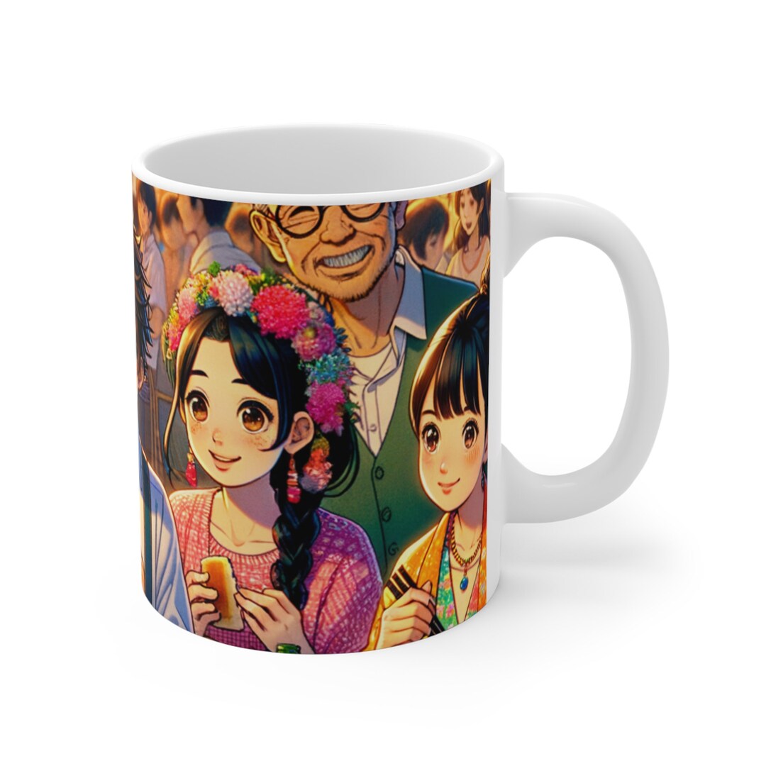 Anime Mug Design, Anime Merchandise, Anime Ceramic Mug, Anime Coffee ...