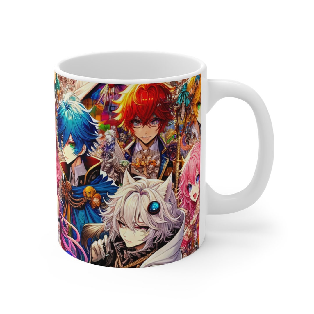 Anime Mug Design, Anime Merchandise, Anime Ceramic Mug, Anime Coffee ...
