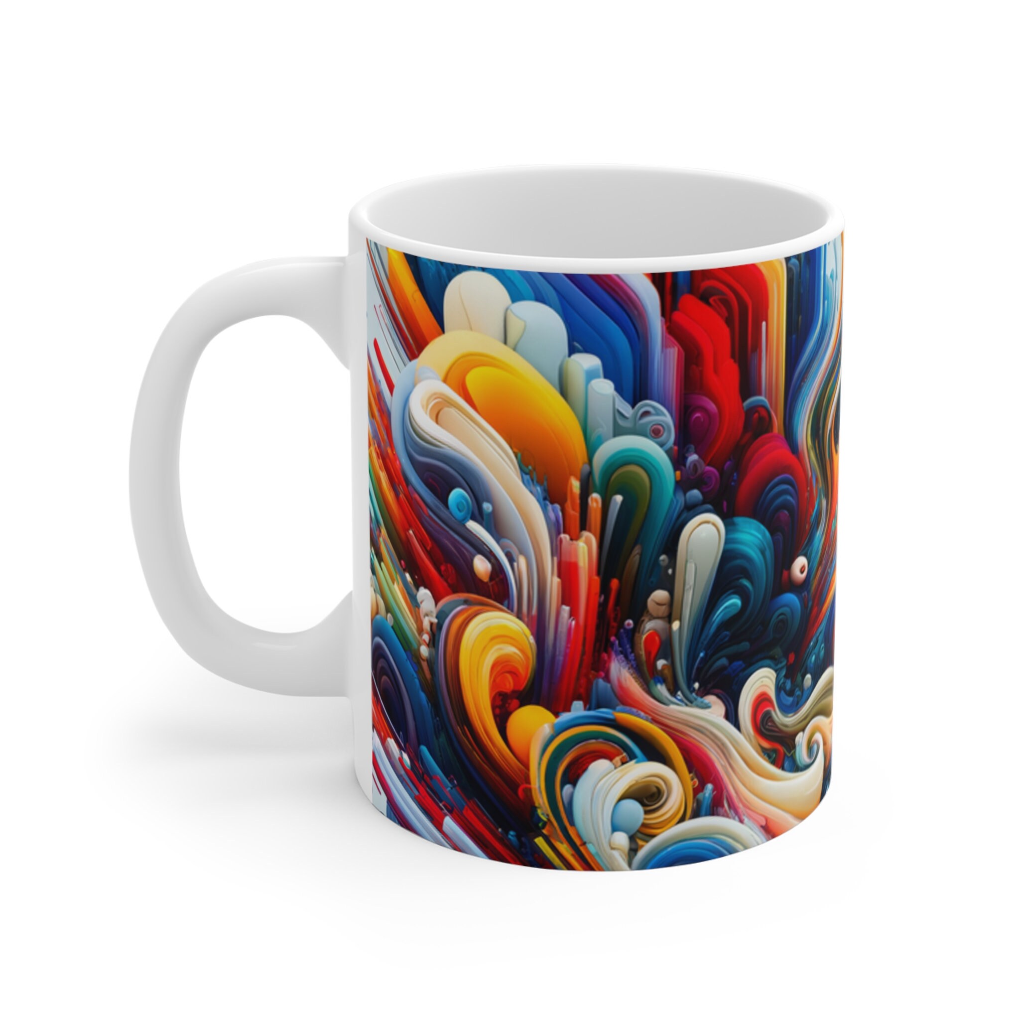 Cubism Abstract Coffee Mug, Abstract Surrealism, Beautifully Abstract ...