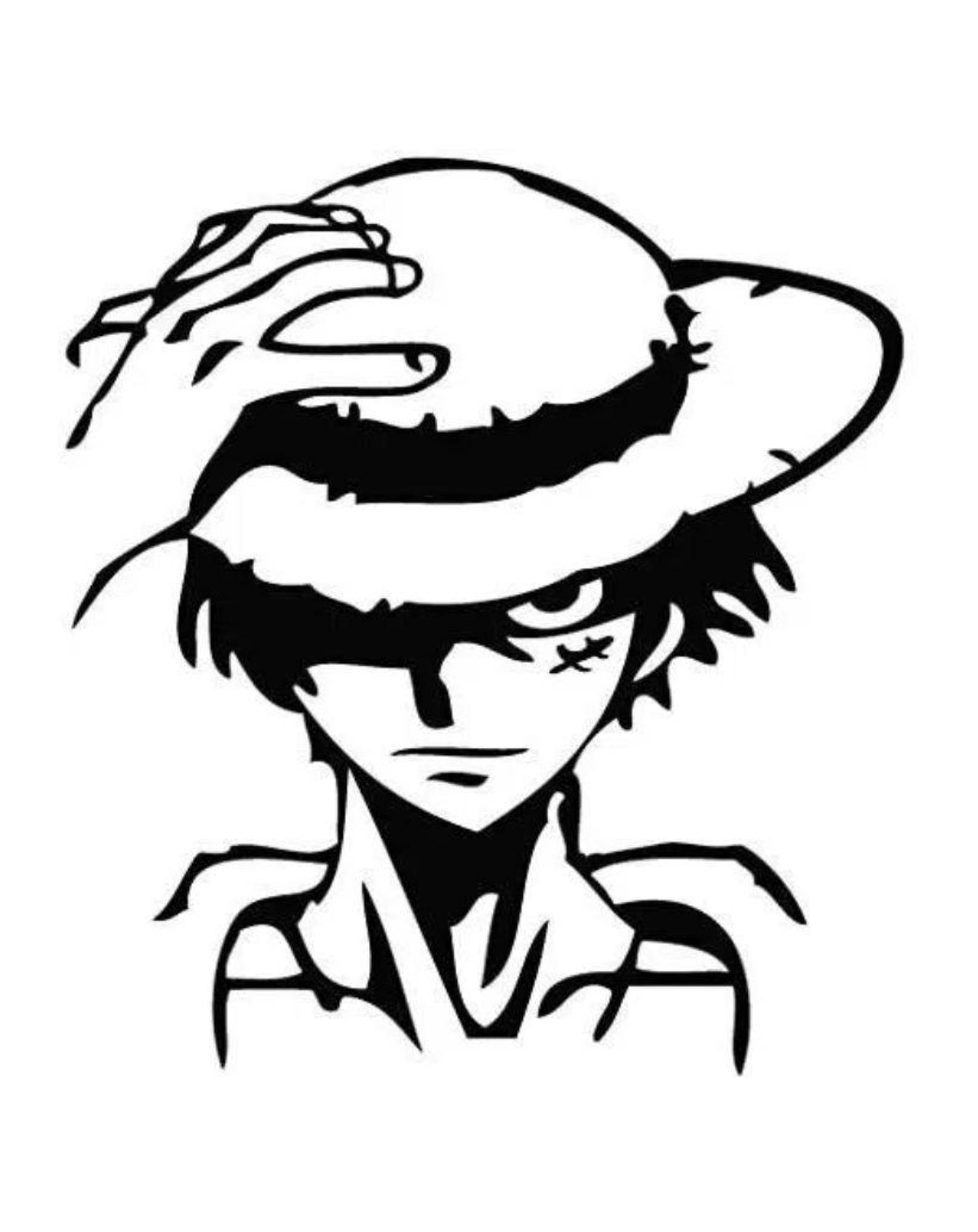 Luffy One Piece VINYL Decal Sticker - Etsy