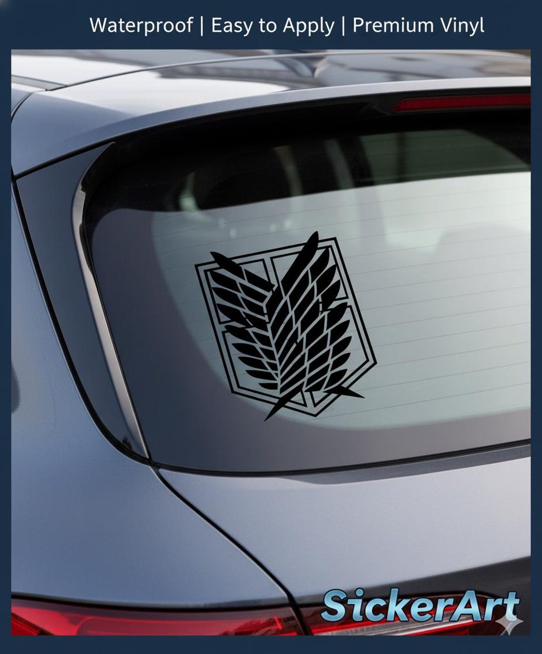 Attack on Titan Sticker | AOT Decal | Anime Car Decal | Kawaii Anime ...