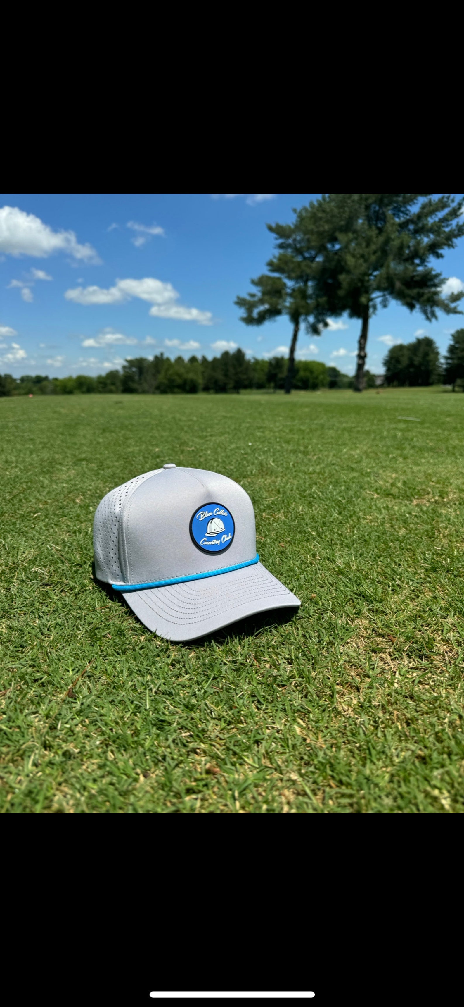 Blue Collar Country Club Rubber Patch Golf Hat - Etsy
