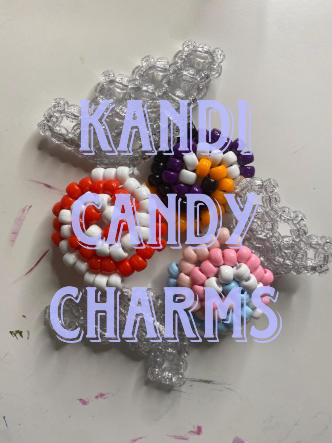 Kandi Candy Keychains / Charms - Etsy
