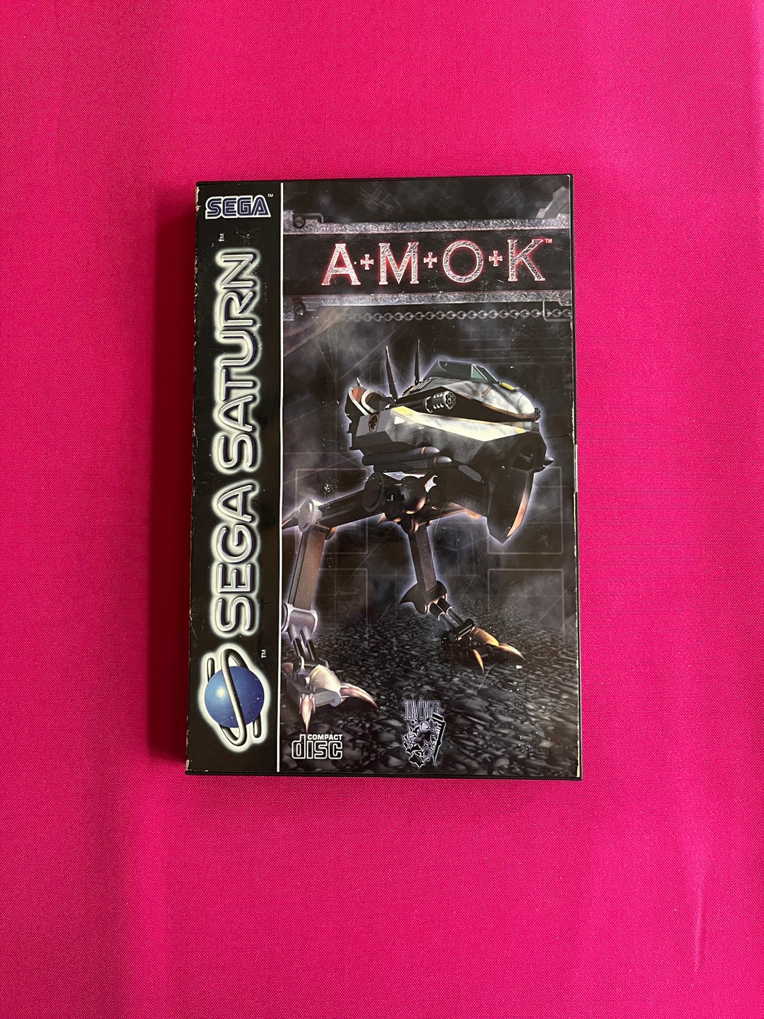 Vintage Sega Saturn AMOK Game - Etsy