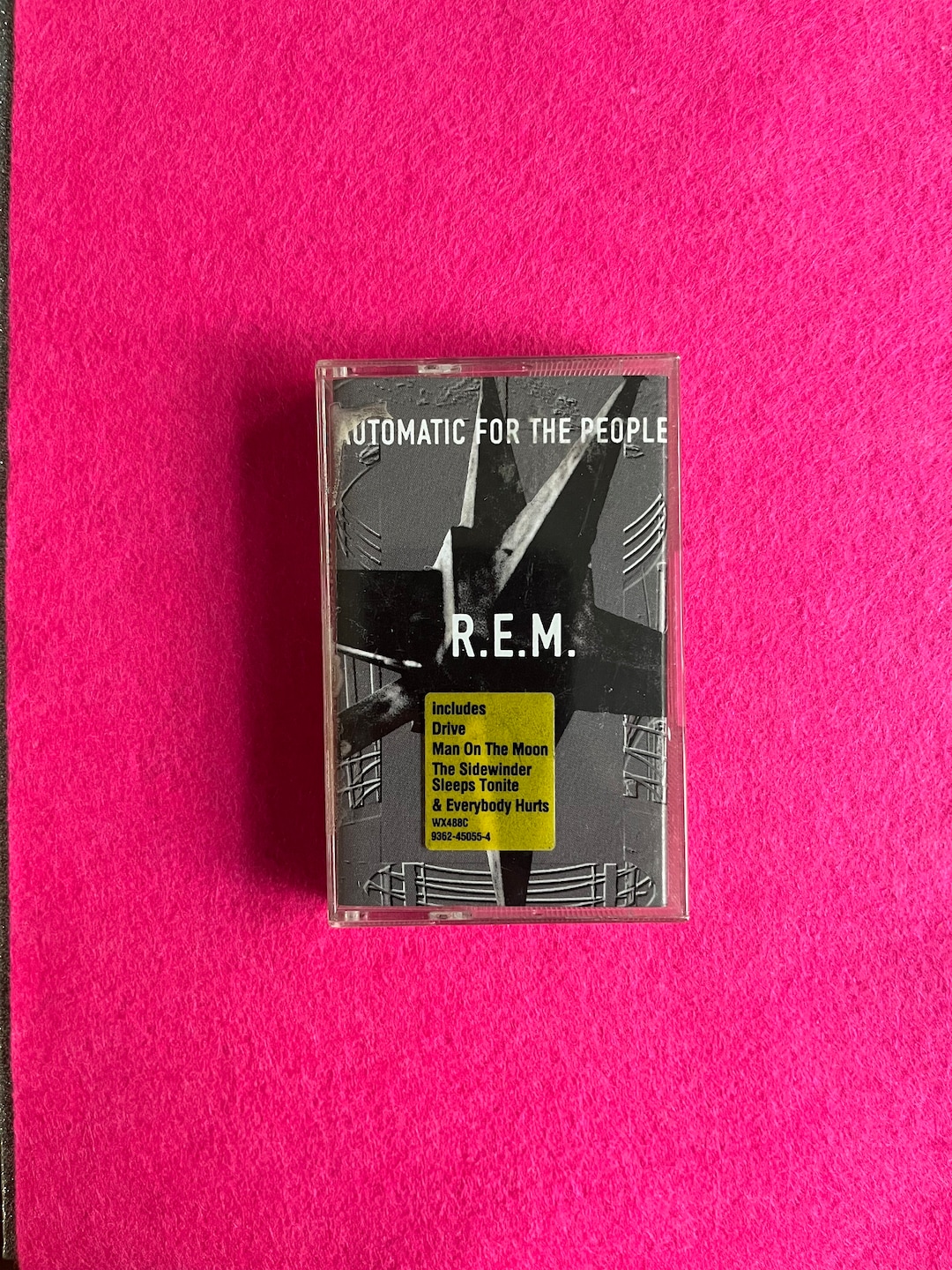REM Automatic for the People Cassette Tape Album Rare Orange Shell 1992 ...