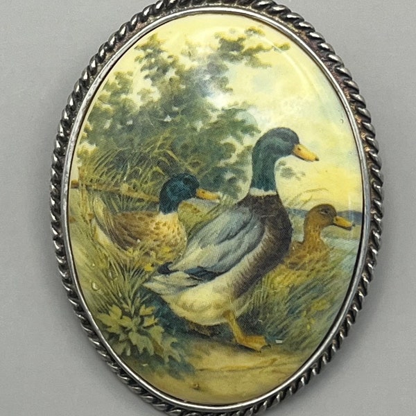 Duck Brooch - Etsy