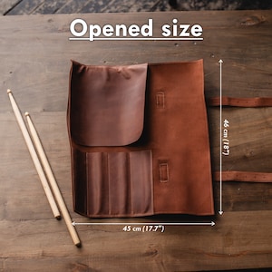 Custom Drumstick Bag, Leather Stick Bag, Leather Drum Stick Holder ...