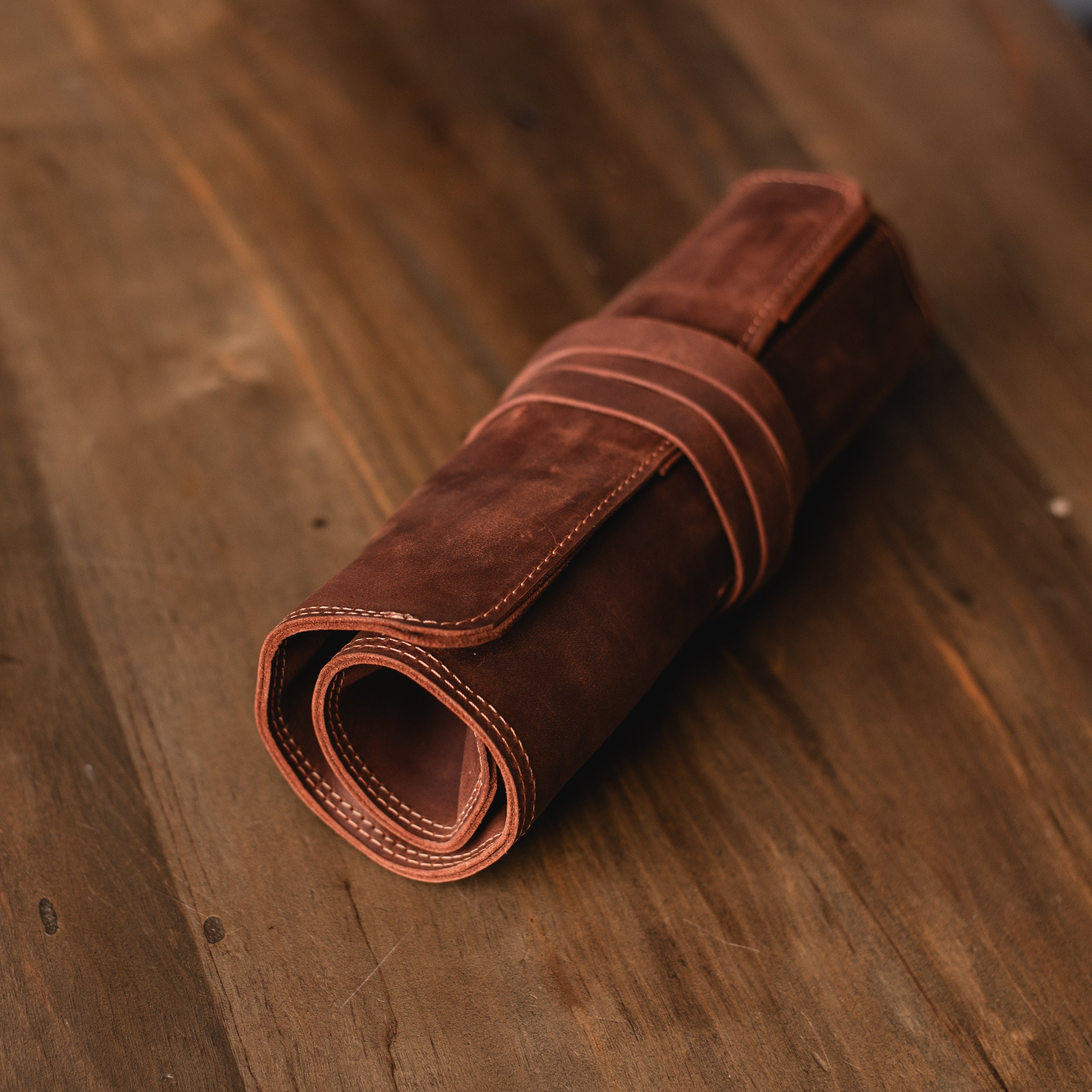 Leather Knitting Needle Case, Personalized Knitting Case, Crochet Hook ...