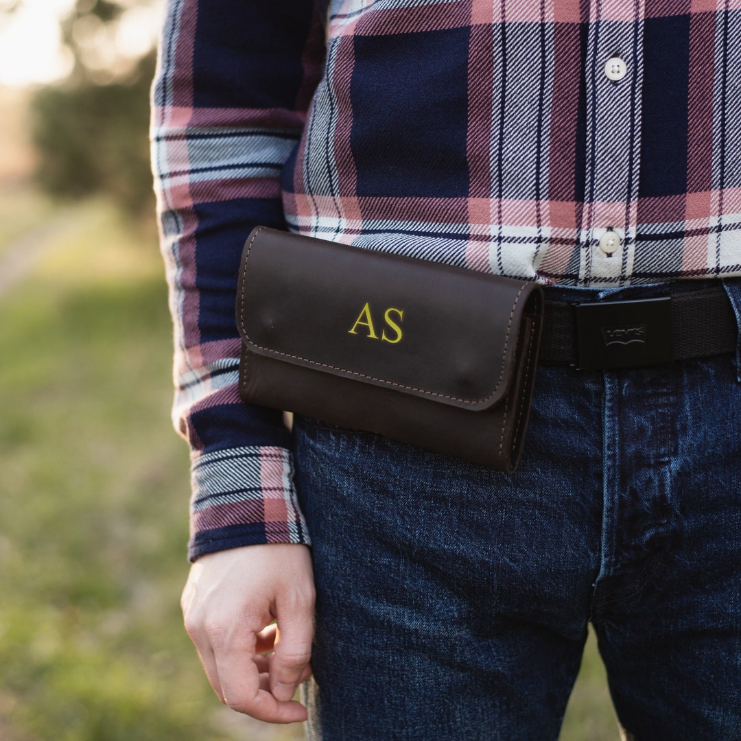 Handmade Purse Belt, Cell Phone Holster, Leather Belt Wallet, iPhone ...