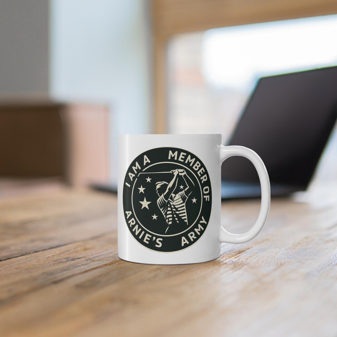 Arnie's Army Coffee Mug | Vintage Golf Fan Gift - Etsy