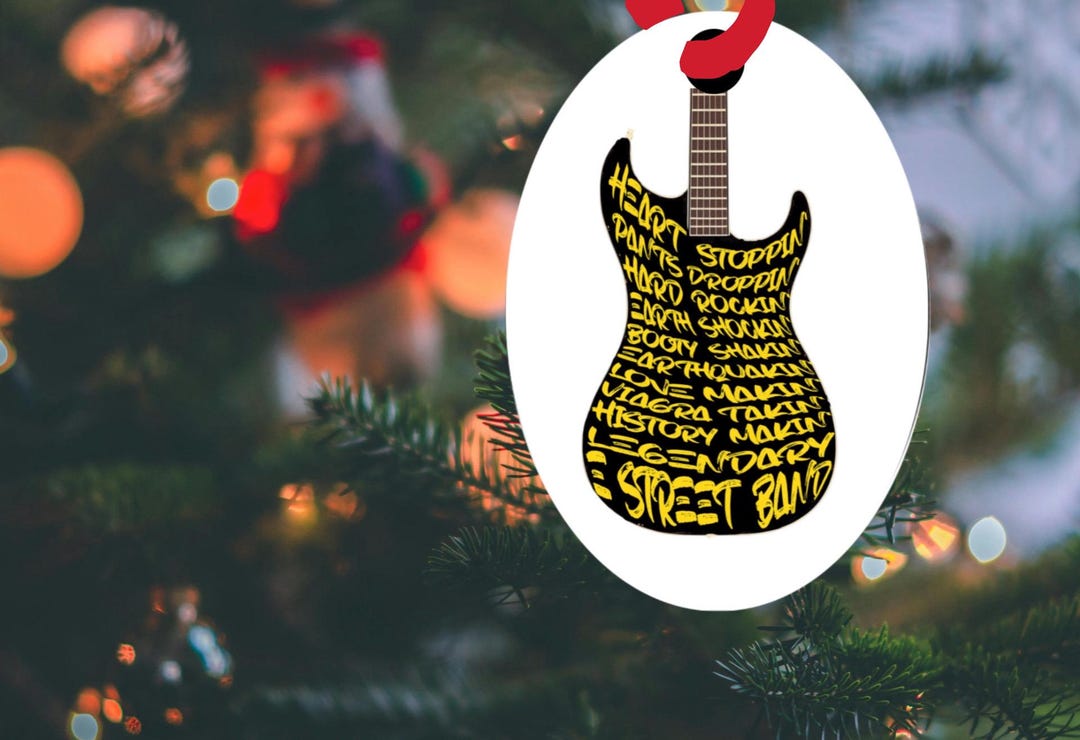 Bruce Springsteen and the E Street Band Ceramic Oval Christmas ...