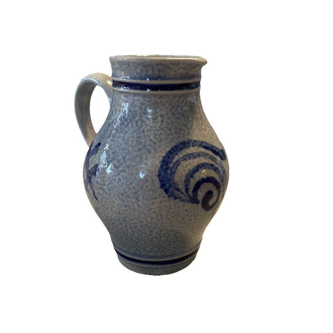 Vintage Salt Glaze Wine Pitcher Vase Jug .25L Made in Germany by Marzi ...