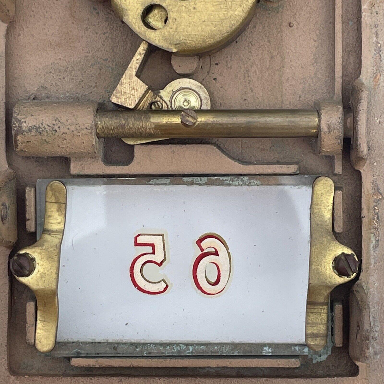 Vintage Brass Post Office Mailbox Door 1960's Combination Lock 65 - Etsy