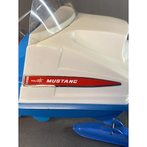 RARE Vintage Polaris Mustang Snowmobile Toy Normatt Product Mechanical ...