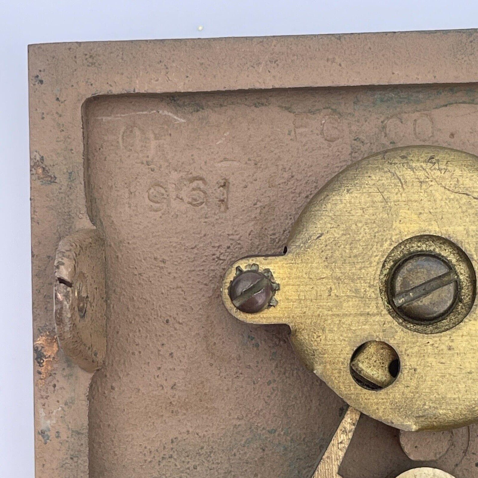 Vintage Brass Post Office Mailbox Door 1960's Combination Lock 65 - Etsy