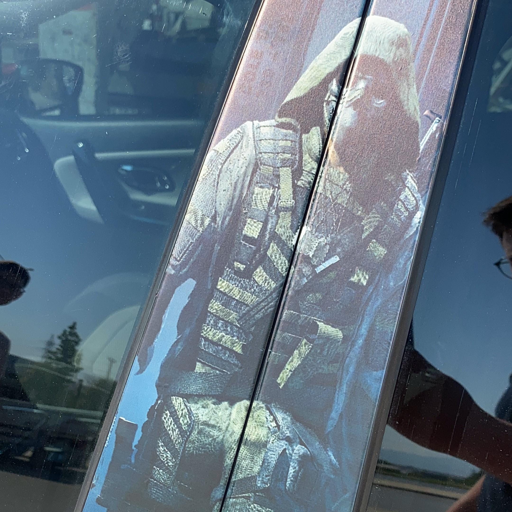 Car Doors Livery Pillar, Decal Sticker Wrap, Game Characters Stickers ...