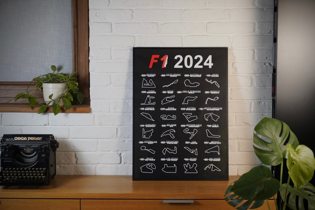 Calendrier de la saison 2024 de Formule 1 Circuits de Grand Prix de F1 ...