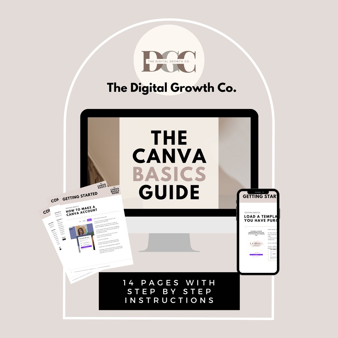 The Canva Basics Guide for Beginners - Etsy