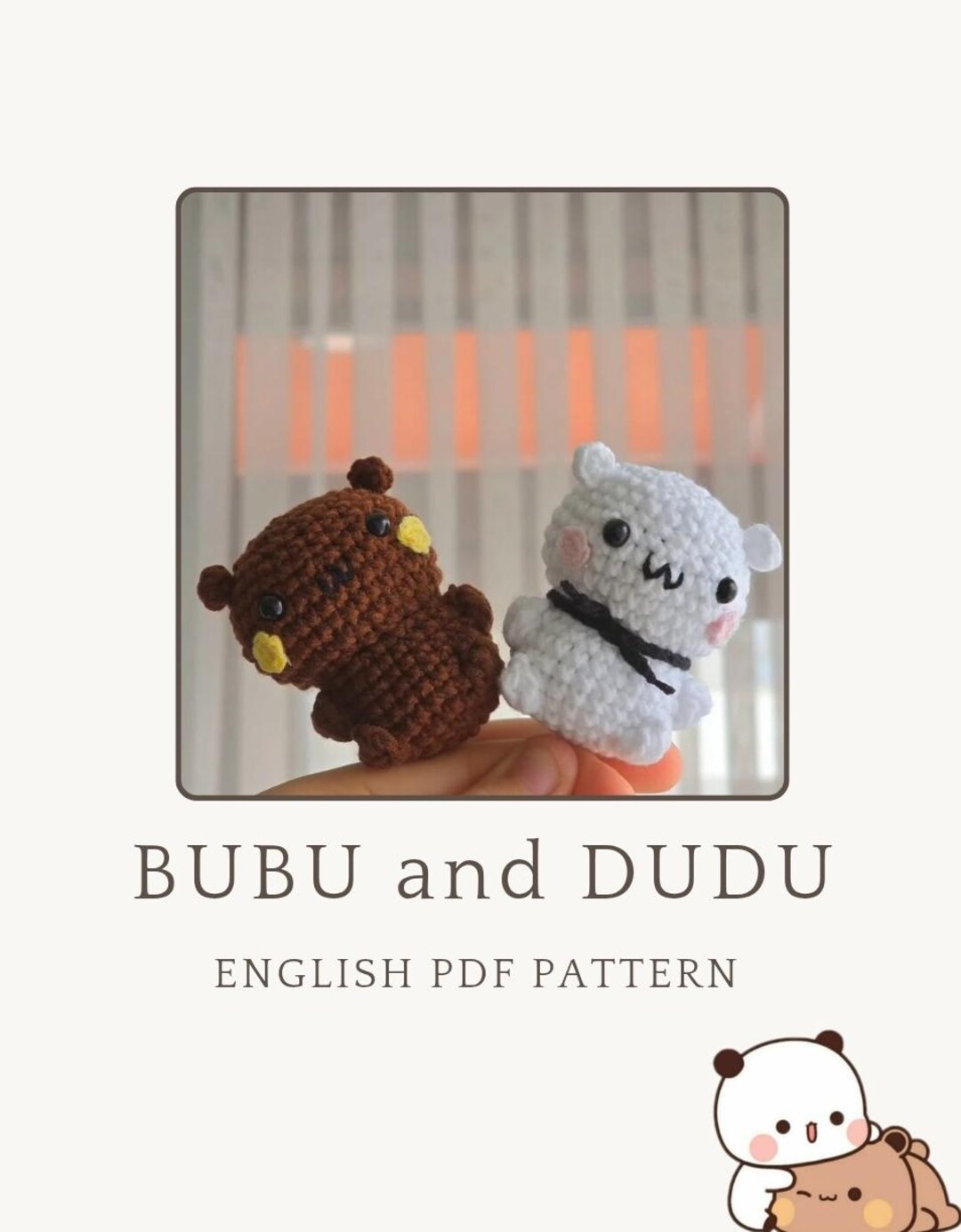 Bubu and Dudu Crochet Pattern, English PDF Pattern - Etsy UK
