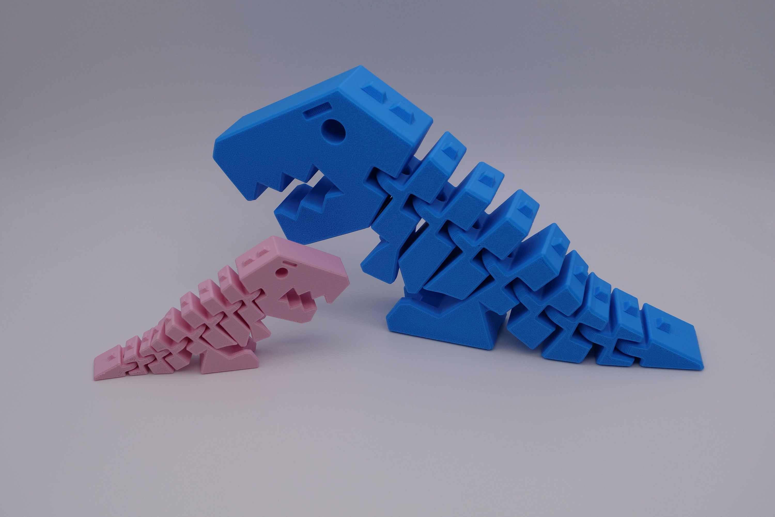 Flexi Rexi the 3D Printed Articulated Fidget Dinosaur for on the Go ...