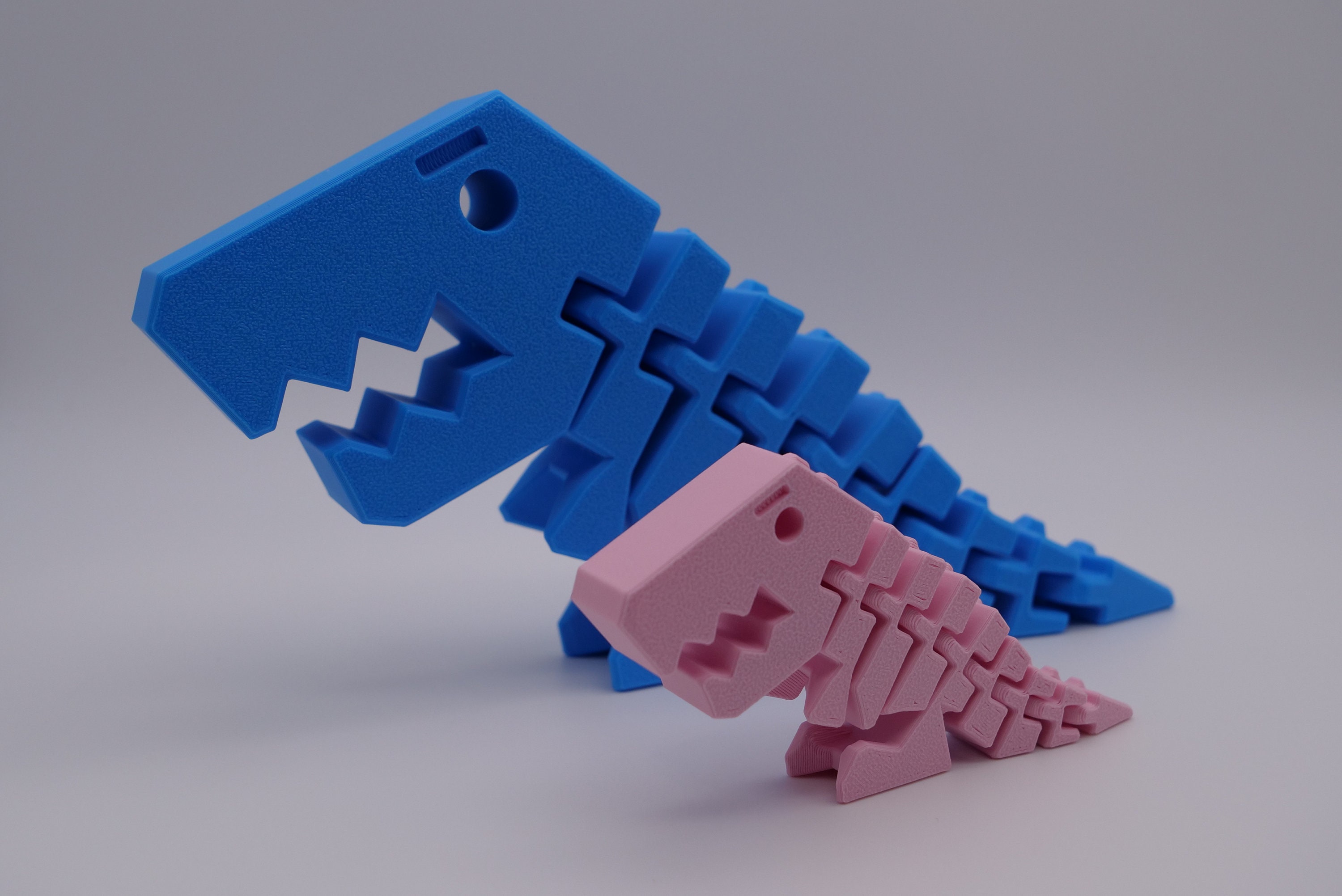 Flexi Rexi the 3D Printed Articulated Fidget Dinosaur for on the Go ...