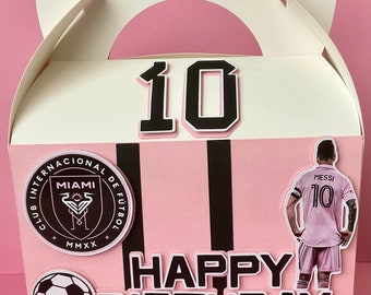 Messi Party Favor Boxes - Etsy
