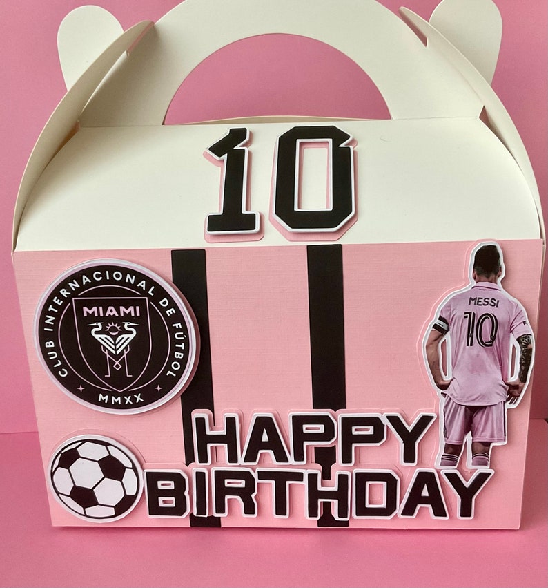 Messi Miami Party Favor Boxes - Etsy