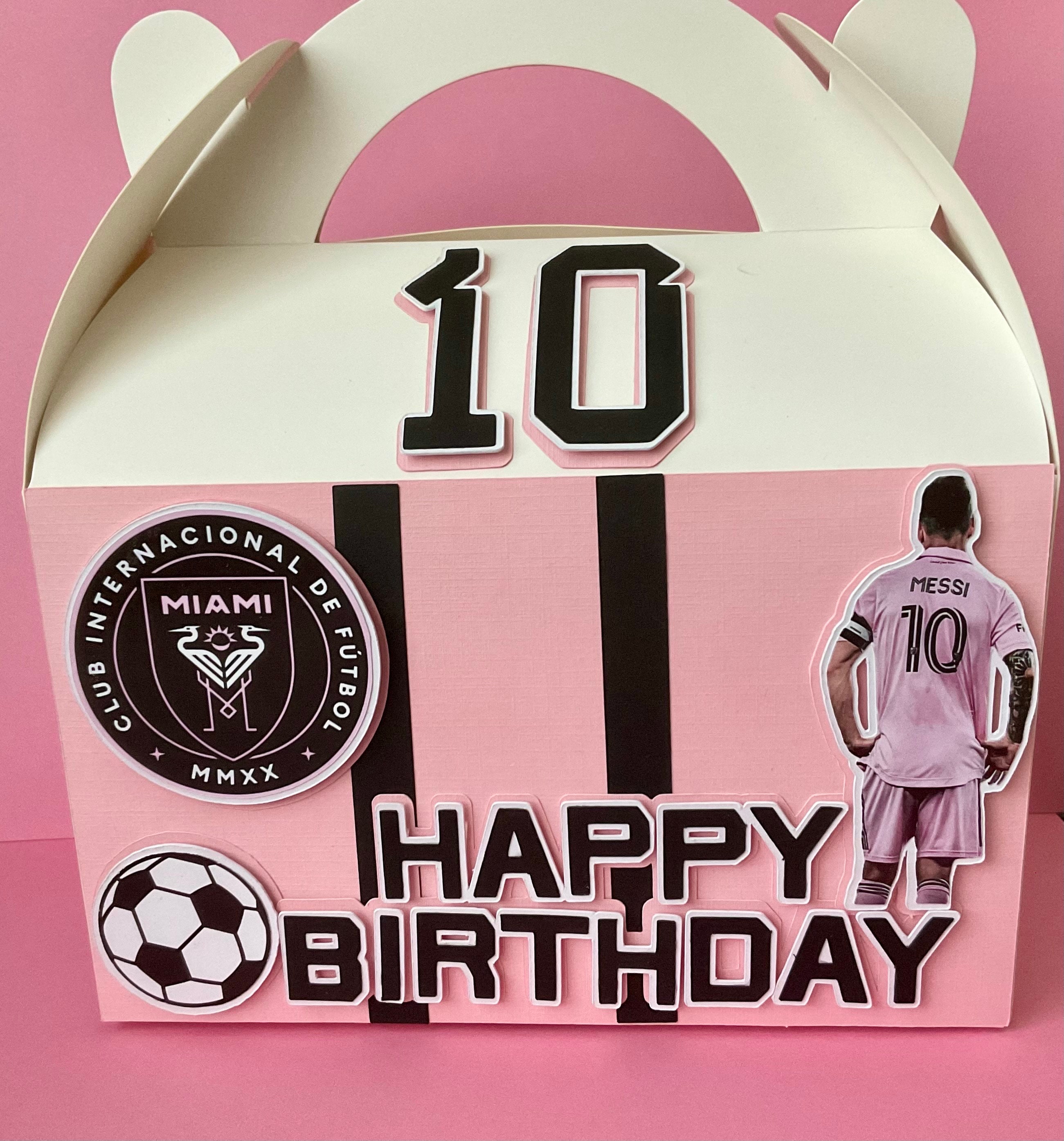 Messi Miami Party Favor Boxes - Etsy