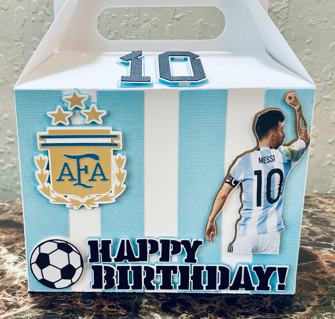 Messi Party Favor Boxes - Etsy