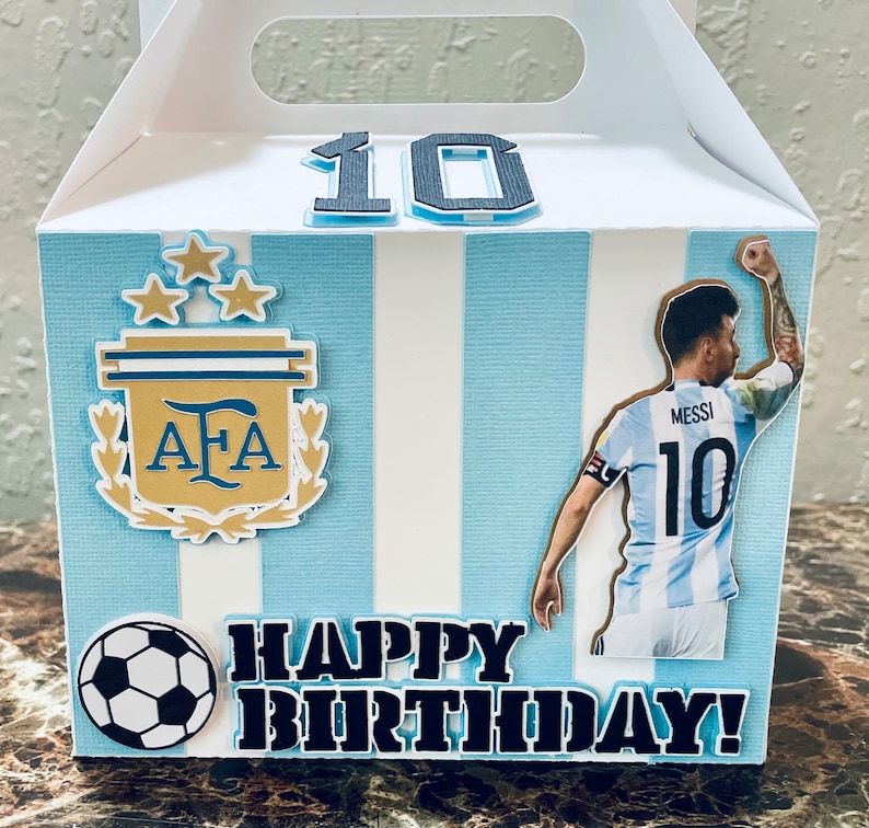 Messi Party Favor Boxes - Etsy