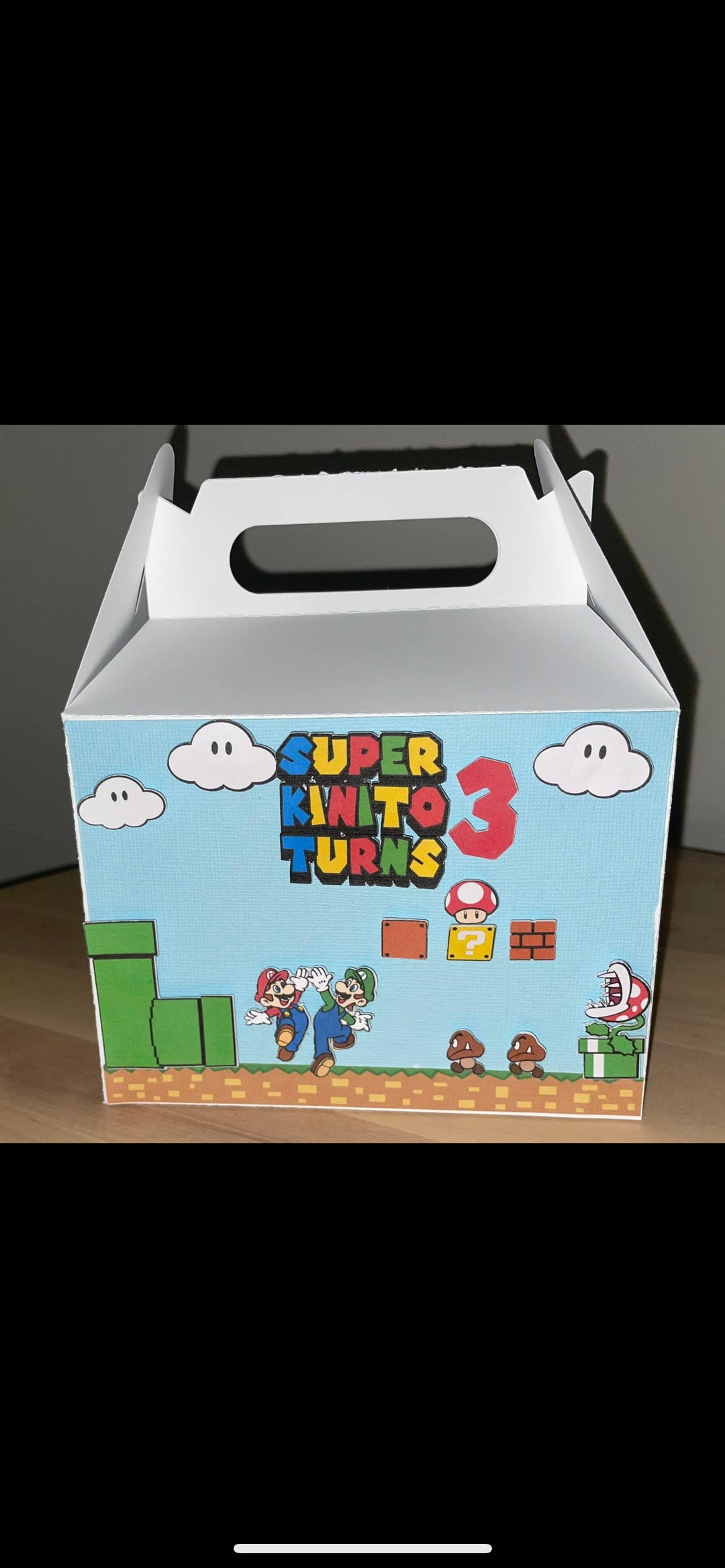 Super Mario Party Favor Boxes - Etsy
