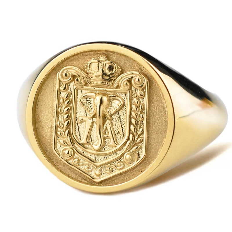Gold Family Crest - Etsy