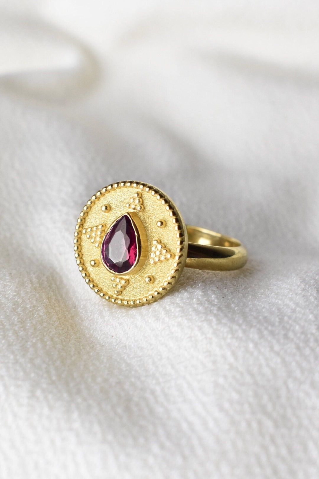 Gold Byzantine Era Ring, Constantinople Jewelry, Imperial Gold Ring ...