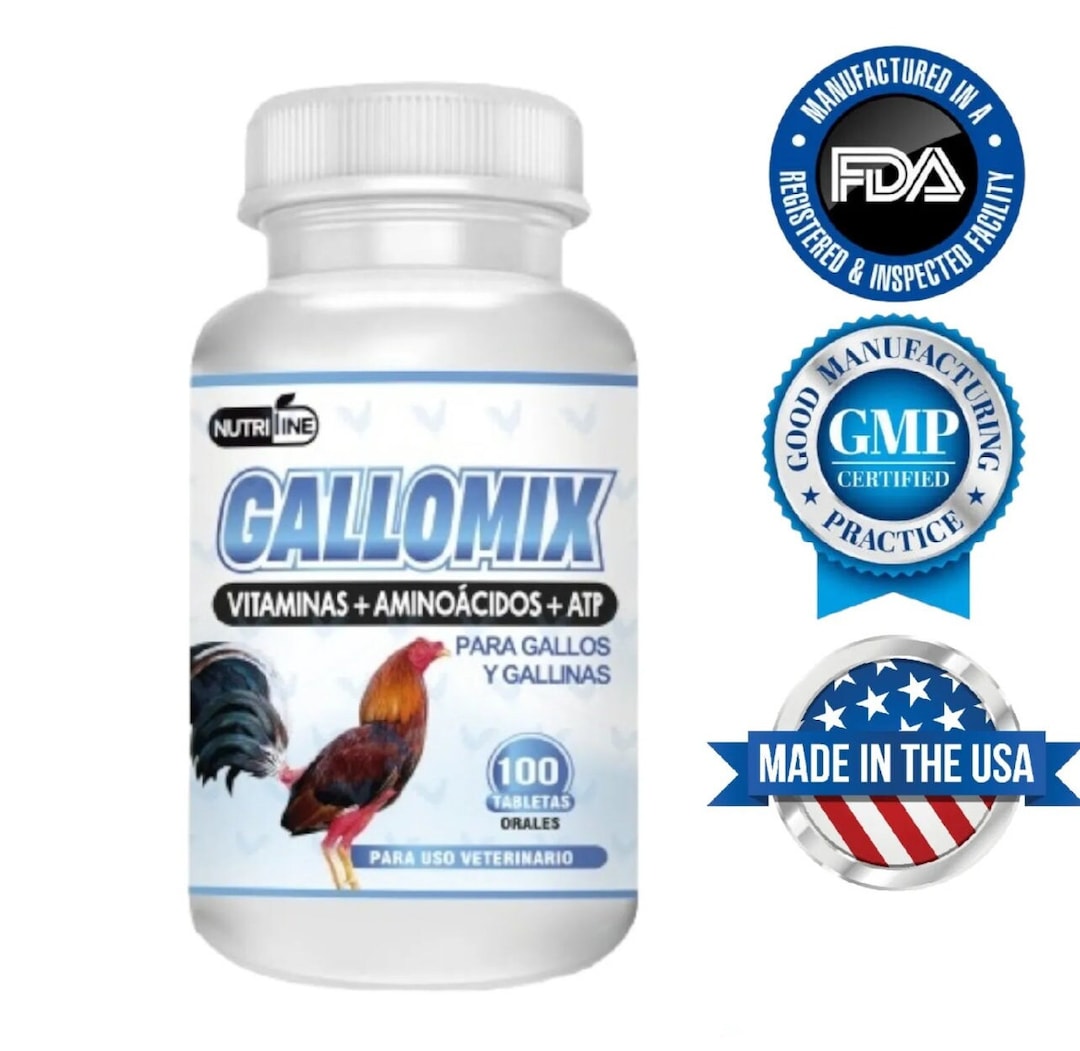 GALLOMIX Para Gallo, MULTIVITAMIN for Rooster, Chicken 100 Tab - Etsy