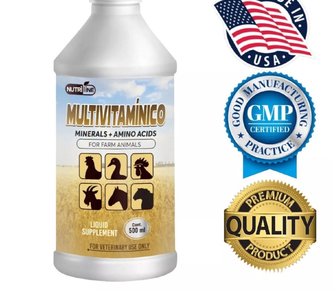 Multivitamin for Poultry Vitamin Liquid Supplement 16oz Farm Animal - Etsy