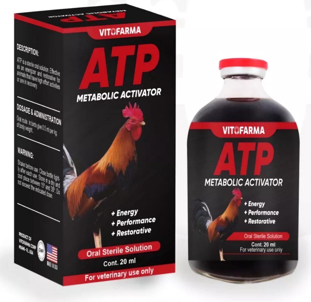 B12 ATP Booster Metabolic Activator for Rooster 100ML Super Vitamina ...