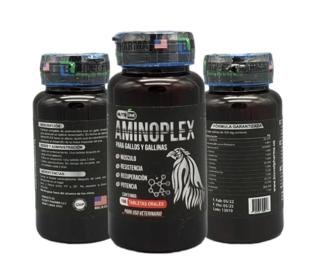 AMINOACID for Rooster/gallinas AMINOPLEX 100 Tab - Etsy