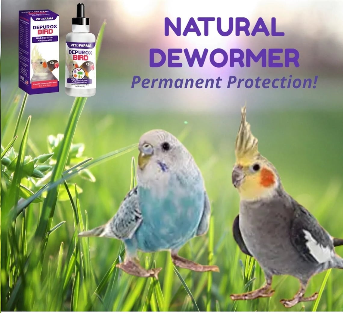 Dewormer for Bird Vitofarma Depurox Bird 60ml ANTIPARASITIC SUPPLEMENT ...
