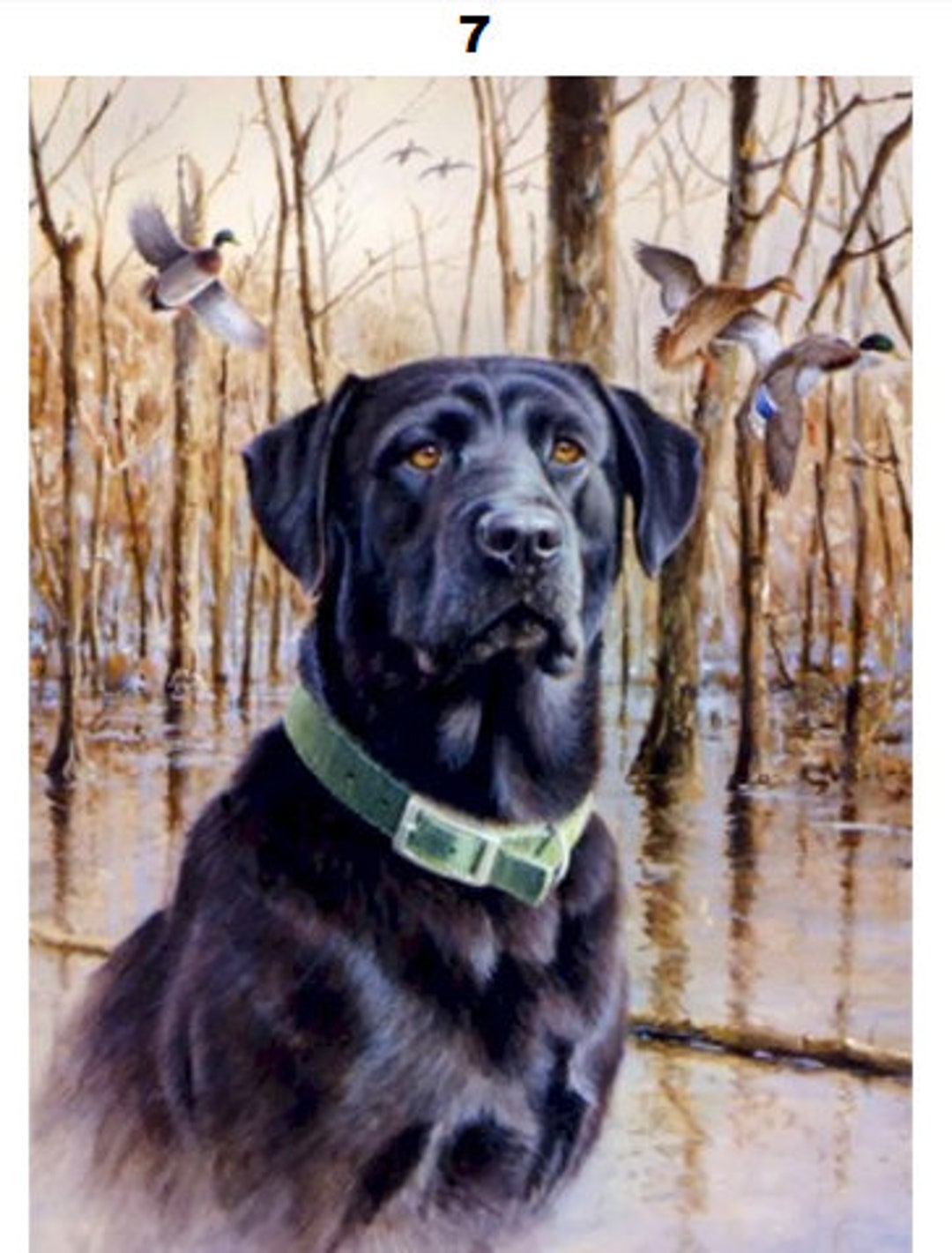 Dog Artwork Hunting Dogs Wall Art Room Decor Canvas Animal Lover ...