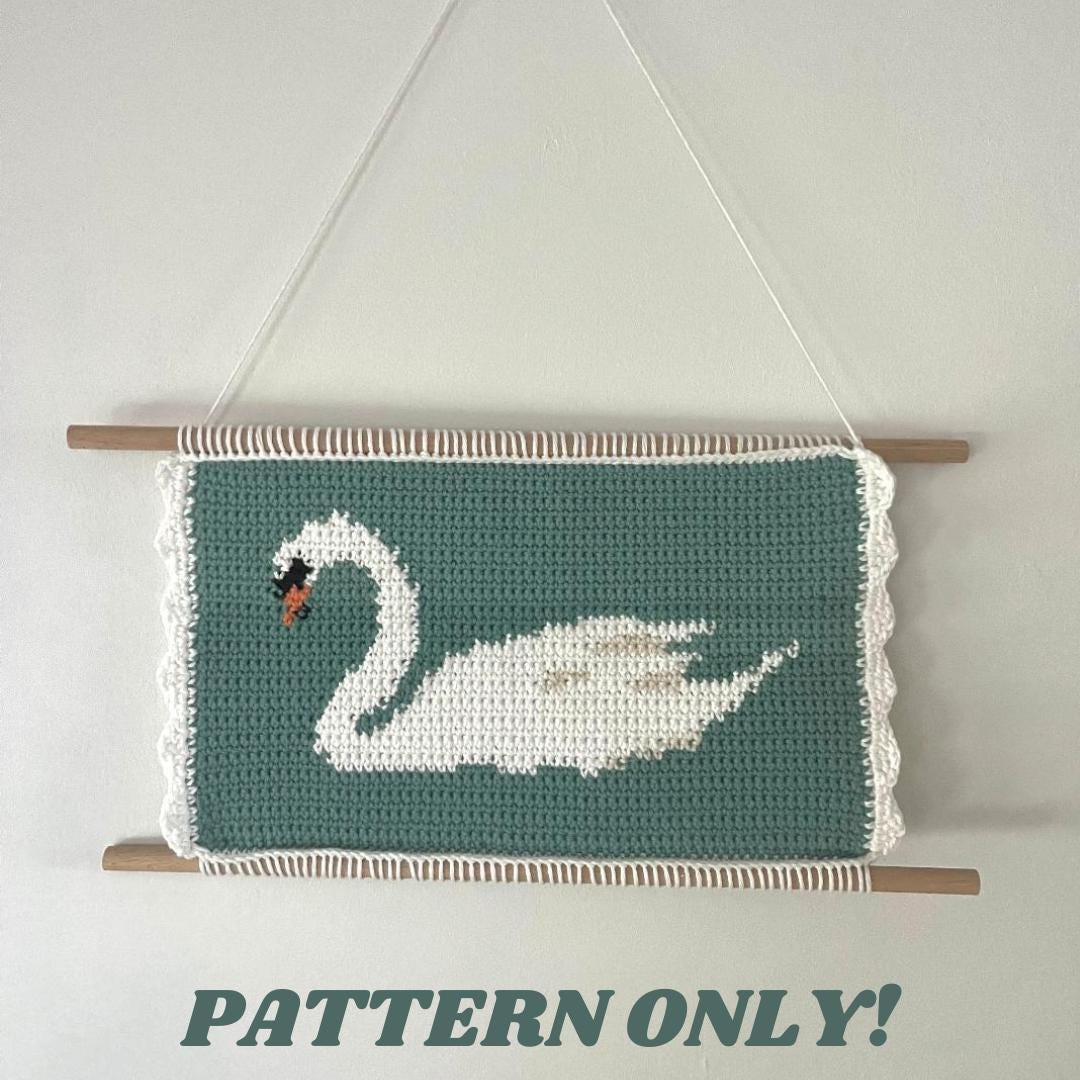 Swan Tapestry Crochet Pattern - Etsy