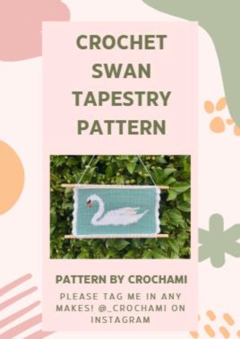 Swan Tapestry Crochet Pattern - Etsy
