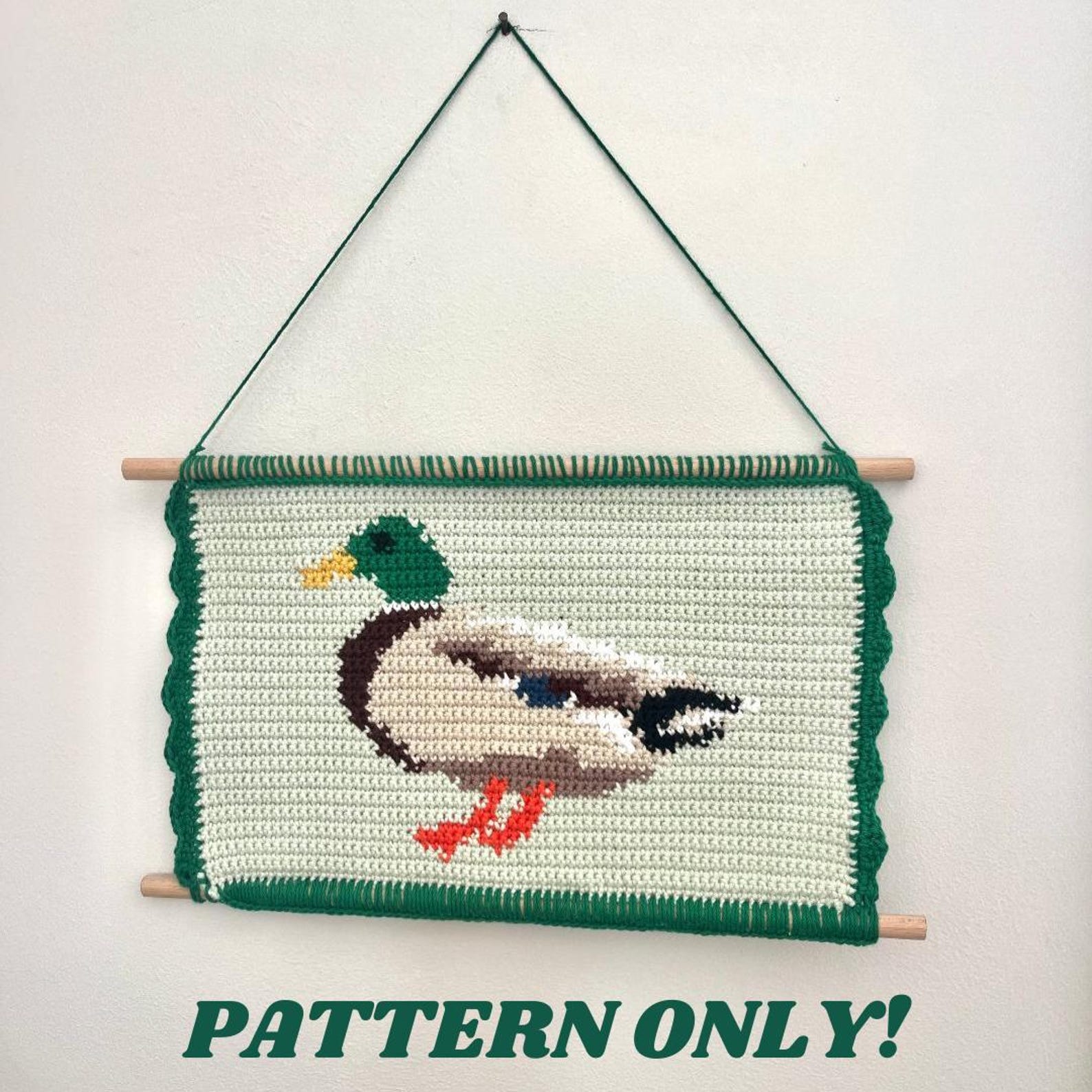 Mallard Duck Tapestry Crochet Pattern - Etsy