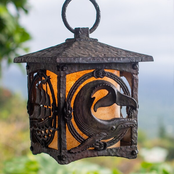 Large Solar Hanging Lantern - Etsy