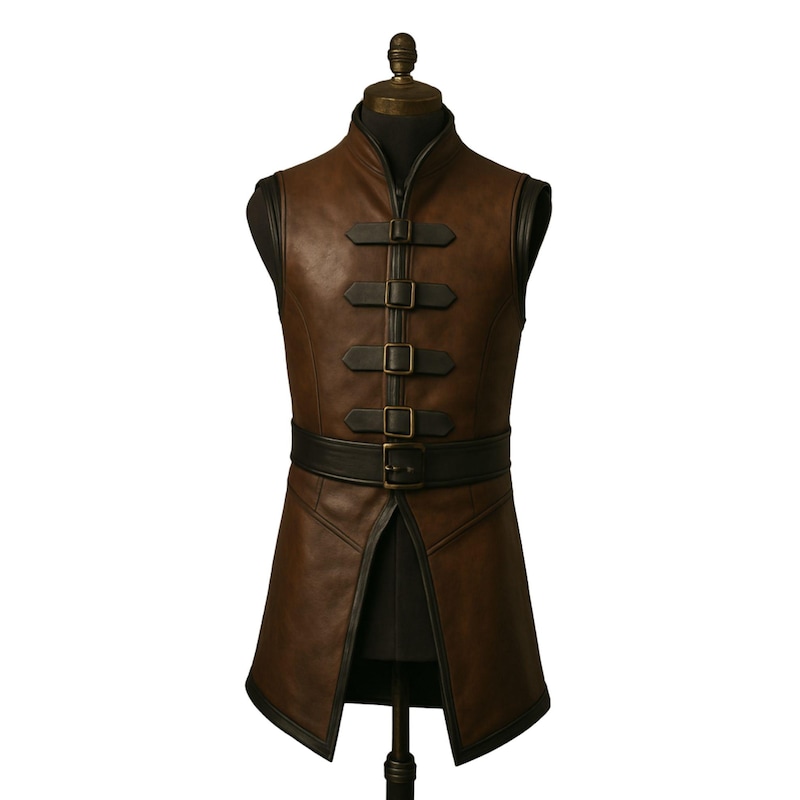 Leather Jerkin - Etsy