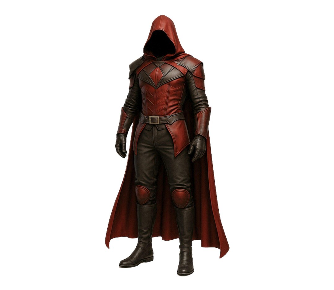 Medieval Leather Hooded Cloak & Armor Suit – Gothic Assassin Cosplay ...