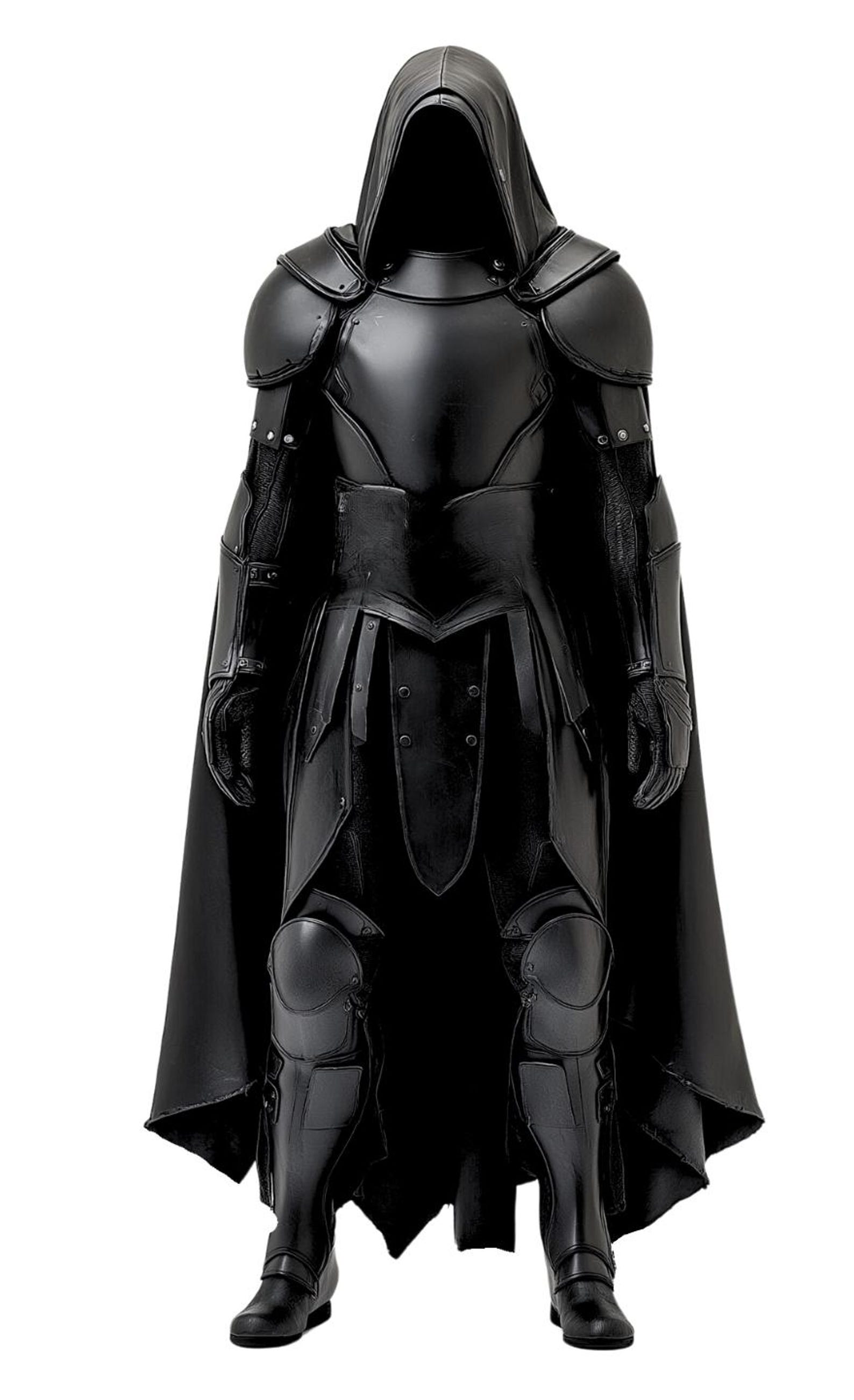 100% Genuine Leather Cloak and Armor Suit | Handmade Gothic Leather ...
