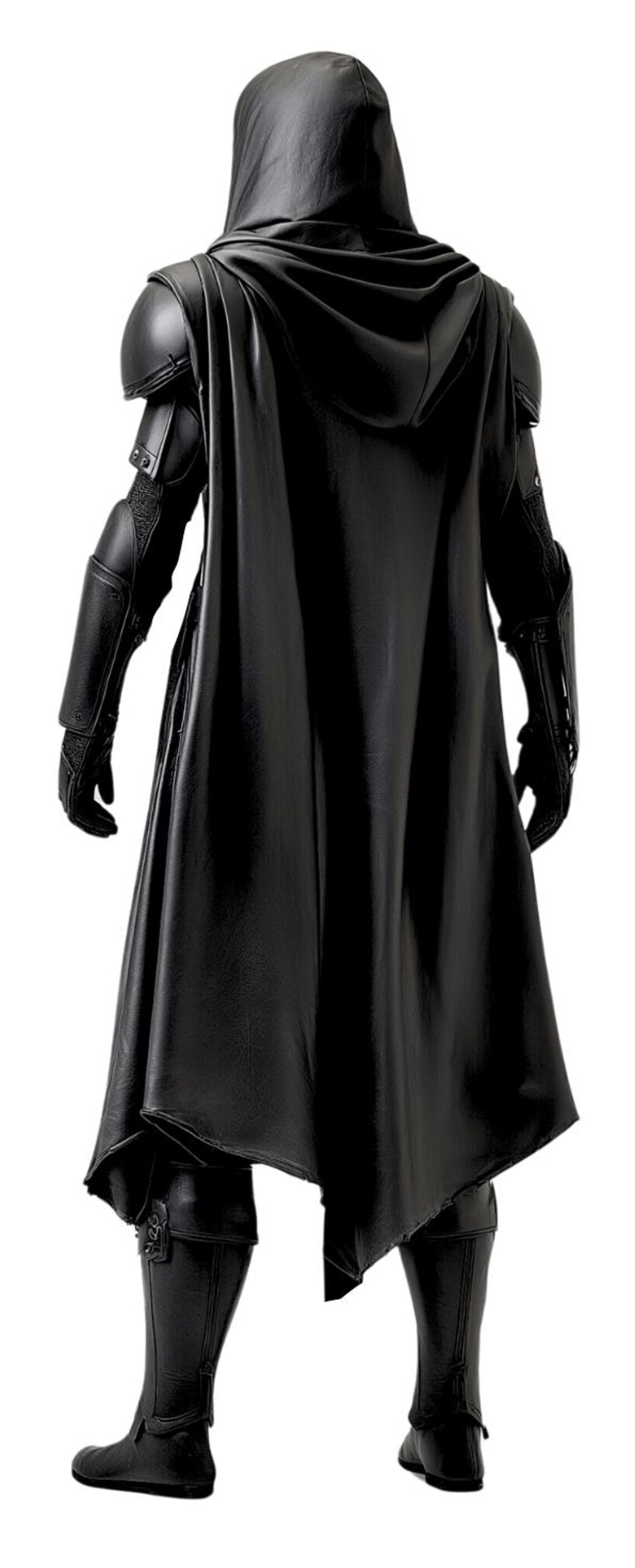 100% Genuine Leather Cloak and Armor Suit | Handmade Gothic Leather ...