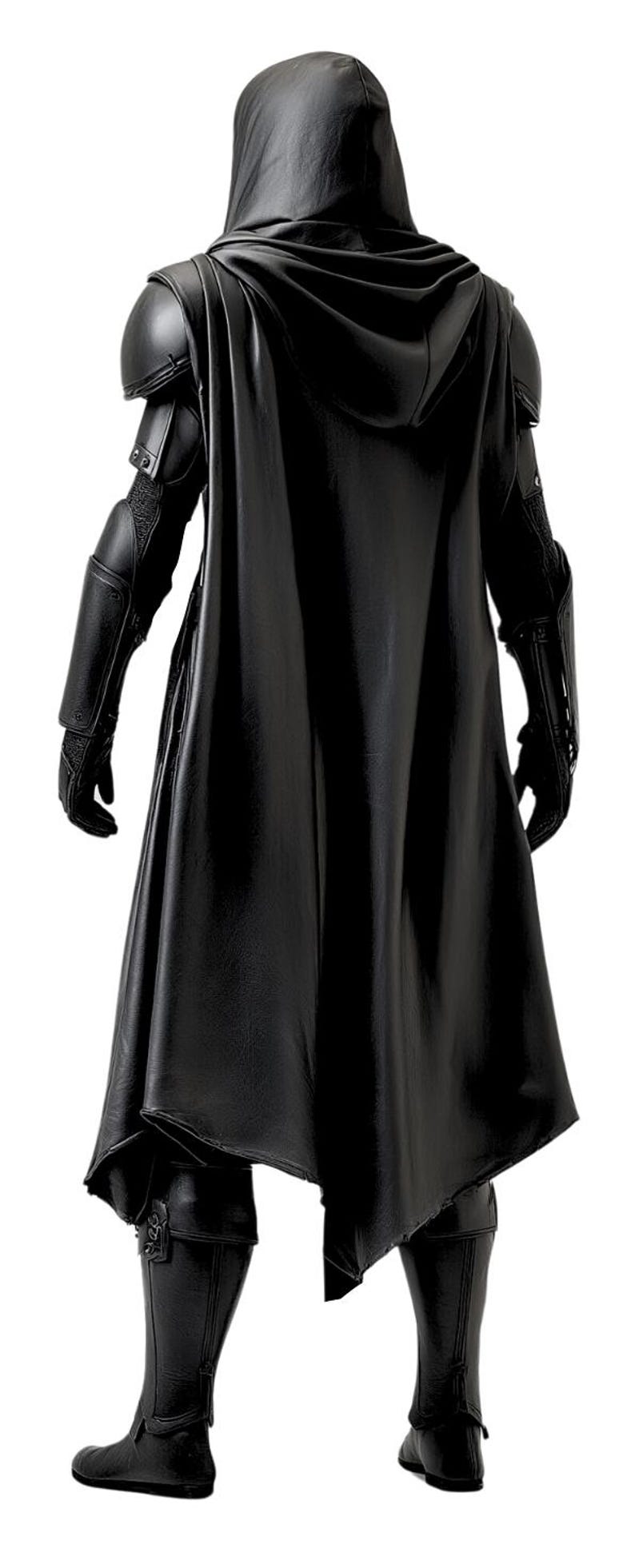 100% Genuine Leather Cloak and Armor Suit | Handmade Gothic Leather ...