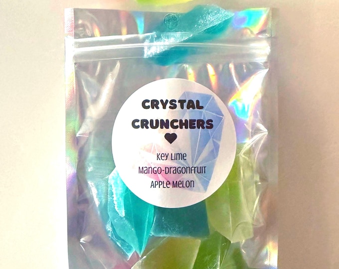Crystal Crunchers Edible Crystal Candy Bag – Unique Kohakutou Crystal ...